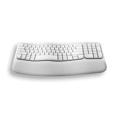Teclado Logitech Wave Keys Ergo Inalambrico Esp Blanco Speed Logic