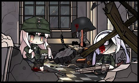 Safebooru 2girls Bandage Over One Eye Bandaged Head Bandages Blood
