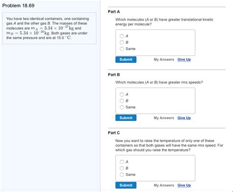 Solved Problem Part A You Have Two Identical Chegg Com