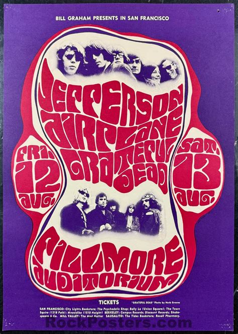 Auction Bg 23 Grateful Dead Jefferson Airplane Wes Wilson 19