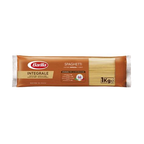 Pasta Barilla Spaghetti Whole Wheat 1kgx15 Gusti Ditalia
