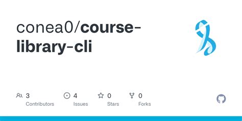 GitHub Conea0 Course Library Cli