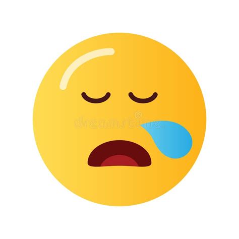 Sleepy Face Icon Vector Image Suitable For Mobile Apps Web Apps And Print Media Stock Vector