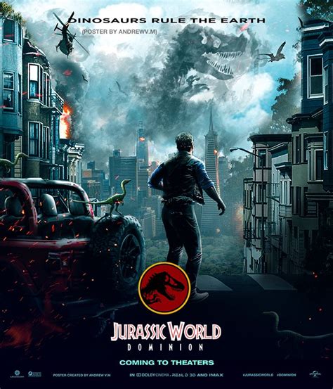 Jurassic World Dominion Teaser Poster Parque Jurásico Tatuajes De