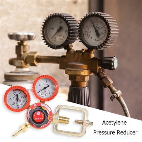 Gas Regulator Acetylene Set Flowmeter Gauge Meter Vicedeal