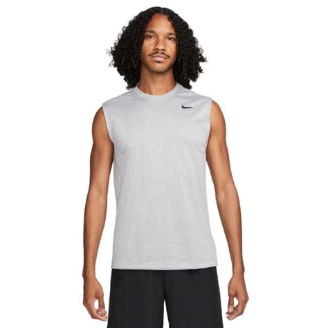 Nike Dri Fit Legend Mens Training Tank Top Tumbled Greyflt Silver