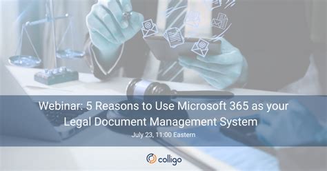 5 Reasons To Use M365 As Your Legal Document Management System Legal