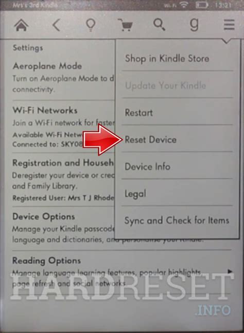 How To Do A Hard Reset On AMAZON Kindle Paperwhite HardReset Info