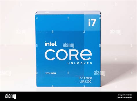 Intel Core I Th Gen Processor Stock Photo Alamy