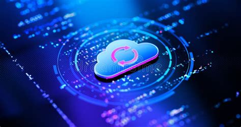 Cloud Backup System Data Security And Storage Solution Stock