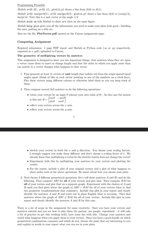Solved Programming Preamble Matlab X 00 Y 01 Plot X Y Chegg