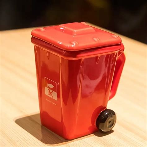 Mua Cốc Gốm Hình Ly Thủy Tinh Uống Nước Kèm Thùng Đựng Rác Sáng Tạo Chất Lượng Cao Giá Rẻ Nhất
