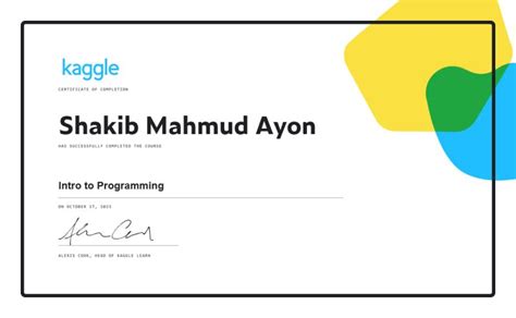 Shakib Mahmud Ayon On Linkedin Shakib Mahmud Ayon Completed The Intro To Programming Course On