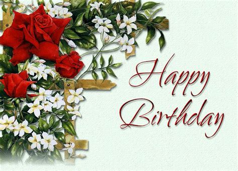 Happy Birthday Images With Red Roses
