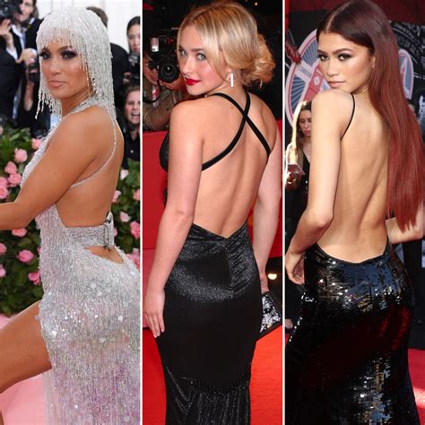 Celebrities In Backless Dresses Photos Sexiest Looks Life And Style