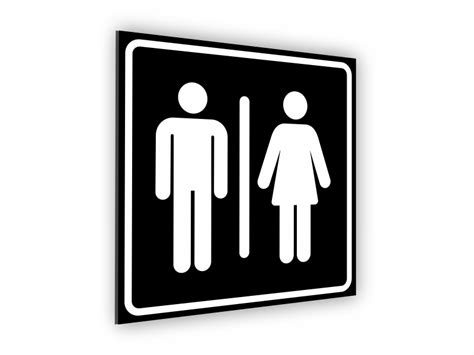 Toaleta M Ska Damska Tabliczka Piktogram Wc Alu Cena Opinie Tabliczki Na Drzwi