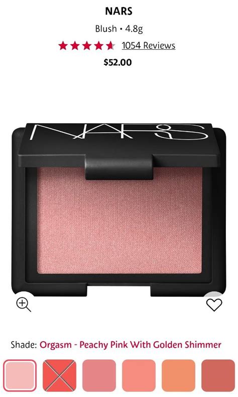 Nars Orgasm Blush Travel Size 35g Beauty And Personal Care Face