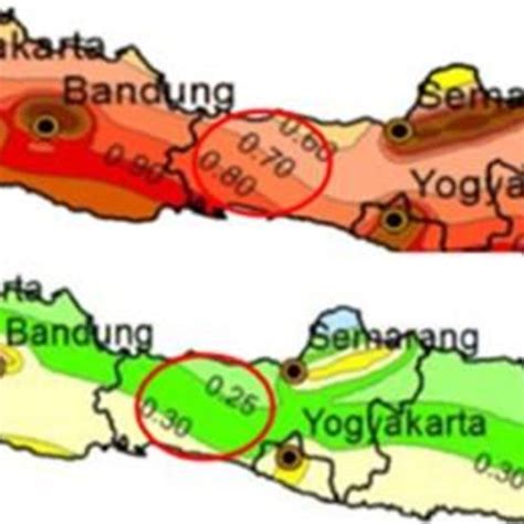 Short Period Ss And Long Period S1 Spectral Acceleration In Download Scientific Diagram