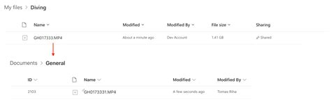copy files from user onedrive to sharepoint using power automate