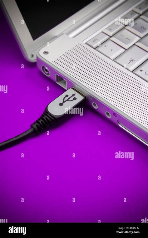 Computer USB Port Stock Photo Alamy