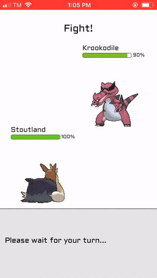 Create A Pokemon Battle Game With React Native Part Practice Mode Pusher Tutorials