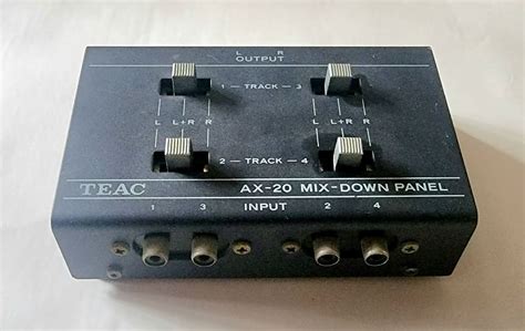 TEAC AX 20 Mix Down Panel Switcher For 4 Track Open Reel Tape Reverb