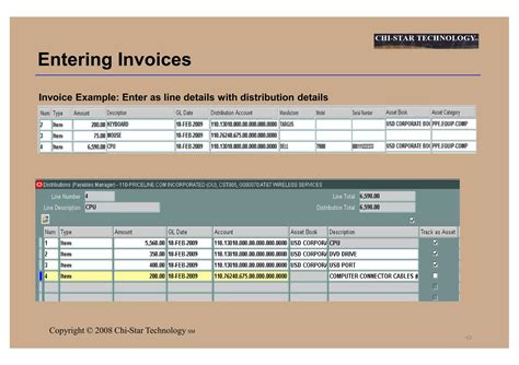 Entering Invoices In Oracle Payables Ppt
