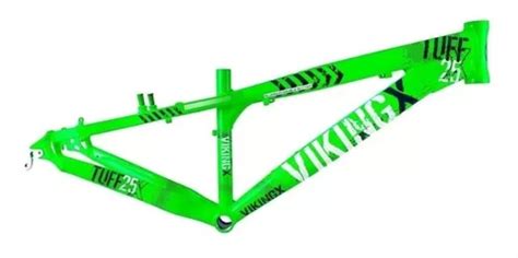 Quadro Aro Alum Vikingx Dirt Jump Tuff Original Verde Parcelamento Sem Juros