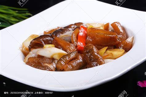 葱烧海参中国菜系食品餐饮摄影素材汇图网