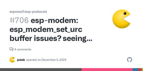 Esp Modem Espmodemseturc Buffer Issues Seeing Same Urcs Multiple Times Idfgh 14179