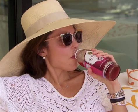 Bethenny Frankels Gold Sunglasses Big Blonde Hair