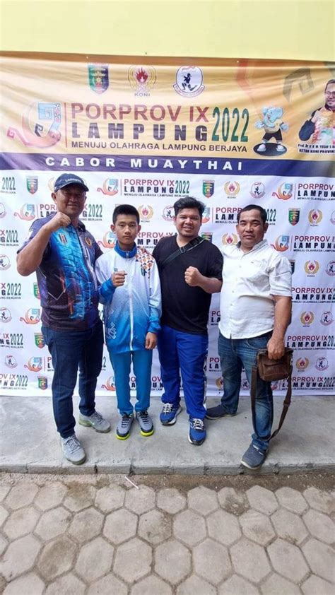 Porprov Lampung Ke LX Cabor Muay Thai Kembali Sumbangkan 1 Medali Emas
