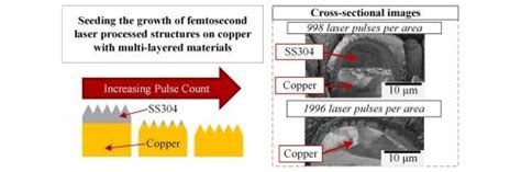 Seeding The Growth Of Femtosecond Laser Produced Microstructures On Copper With Multi Layered