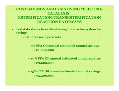 Biodiesel Reaction Presentation 1 1 Ppt