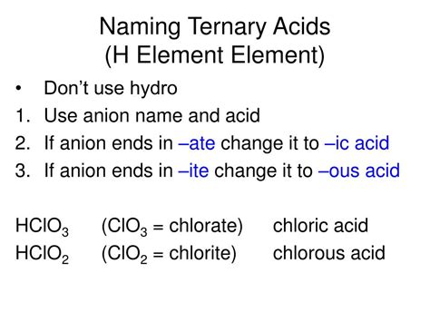 ppt naming binary compounds powerpoint presentation free download