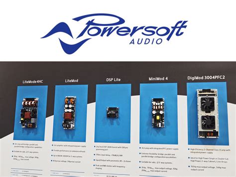Amplifier Series Powersoft Oem Power Amplifier Modules Audioxpress