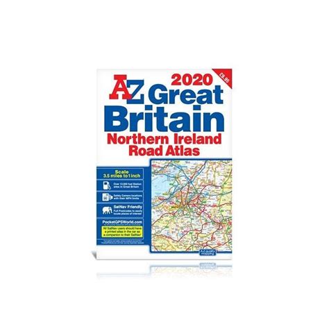 Great Britain A Z Road Atlas 2020 A3 Paperback Published By The A Z