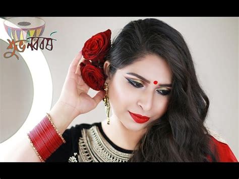 Pohela Boishakh Makeup Tutorial Saubhaya Makeup