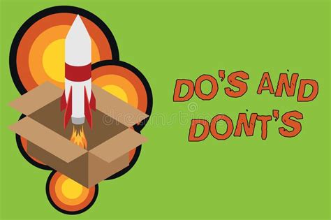 La Demostraci N Conceptual De La Escritura De La Mano Hace S Y Hace No S Reglas O Aduanas Del