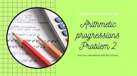 solving arithmetic progressions problem 2 explained commerce cartoons