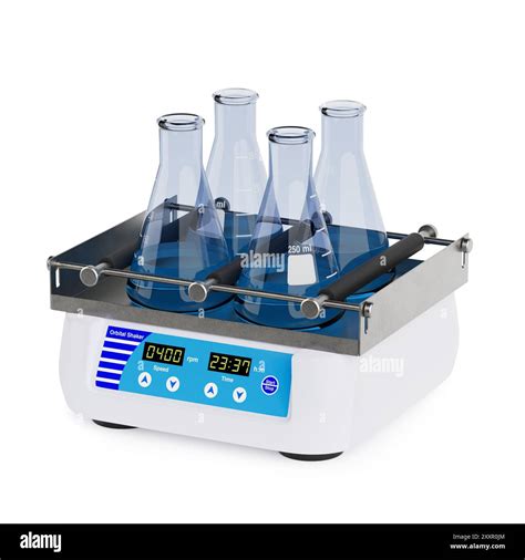 Laboratory Research Equipment Concept White Orbital Lab Shaker With