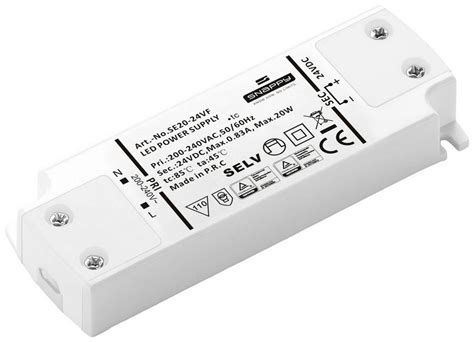 voelkner selection LED Aufbaustrahler »Dehner Elektronik SE 20-24VF ...