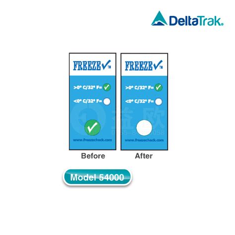 DeltaTrak Freeze Verification 10 Per Pack 54000 EOTECHSTORE