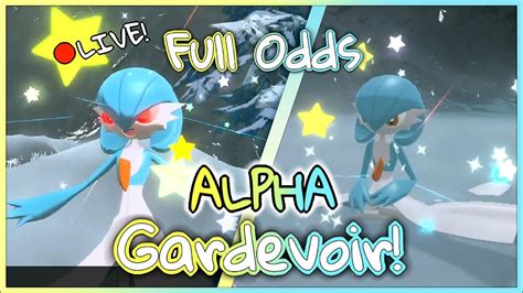 Live Random Shiny Alpha Gardevoir In Pokemon Legends Arceus Pla