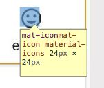 Angular Material Icon Not Centered In Android App With Cordova Stack