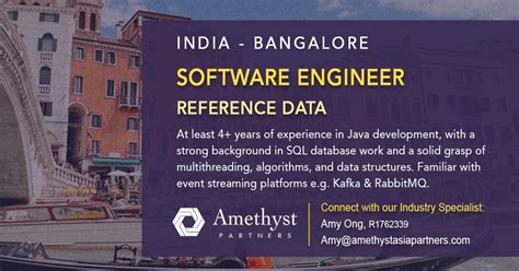 Amethyst Partners On Linkedin Softwareengineer Referencedata