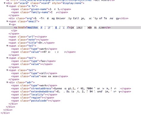 Empty Vcard Drupal Org