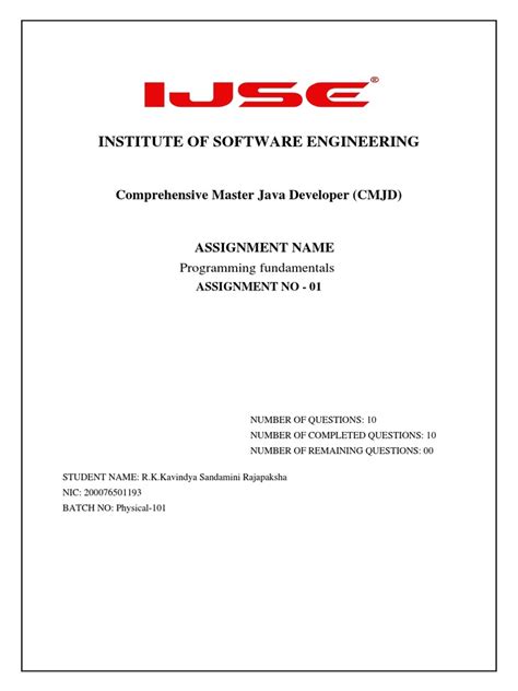 take home assignment 01 pdf java programming language java