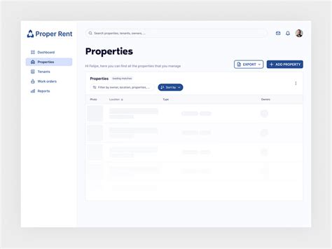 Skeleton Loading Detail Proper Rent By Felipe Cardona On Dribbble