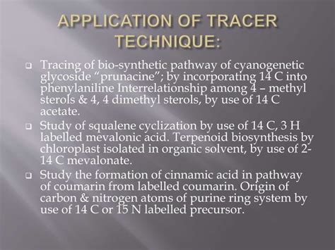 Tracer Technique Pptx